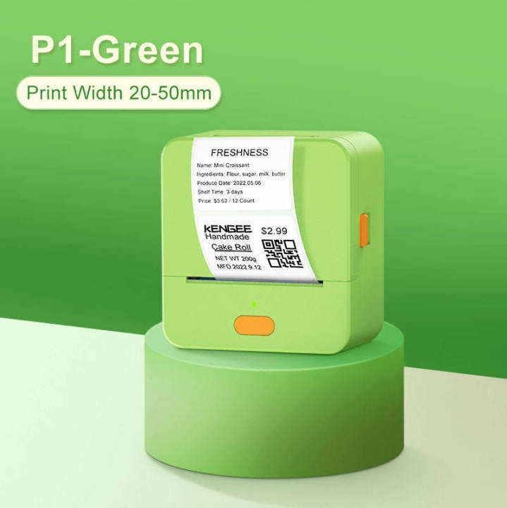 DETONGER P1 Mini Self-adhesive Portable Thermal Label Printer for ...