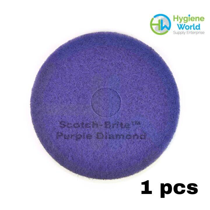 3M™ Scotch-Brite™ Purple Diamond Floor Pad Plus (PER PIECE) | Lazada
