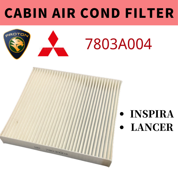 7803A004 CABIN AIRCOND FILTER FOR PROTON INSPIRA, MITSUBISHI LANCER air ...