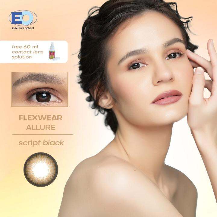 EO Flexwear Allure Graded Colored Contact Lens with Free Solution ...