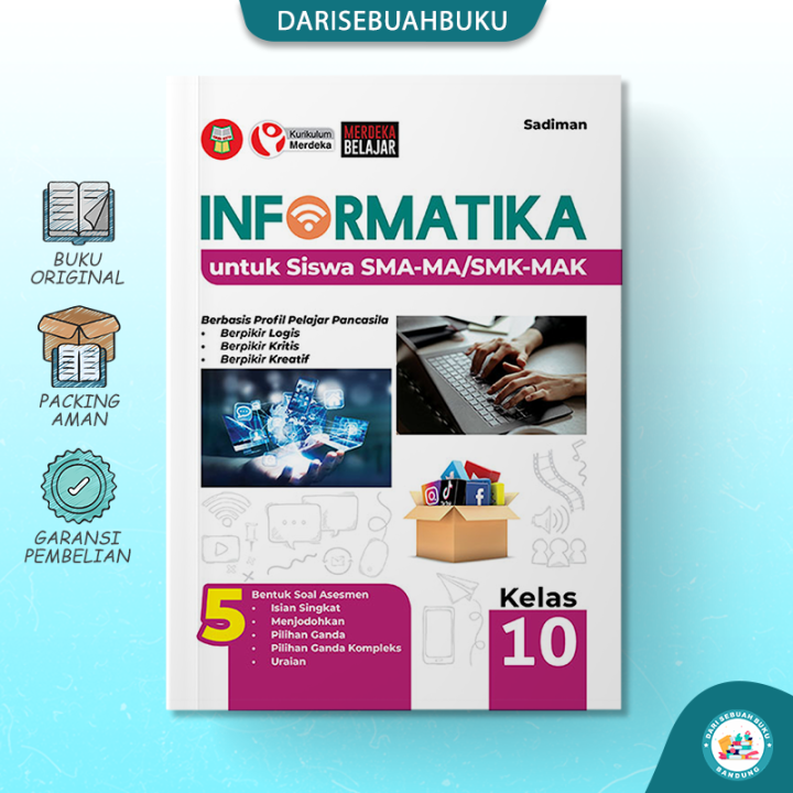 Buku INFORMATIKA SMA Kelas 10 - 11 - 12 - Kurikulum Merdeka | Lazada Indonesia
