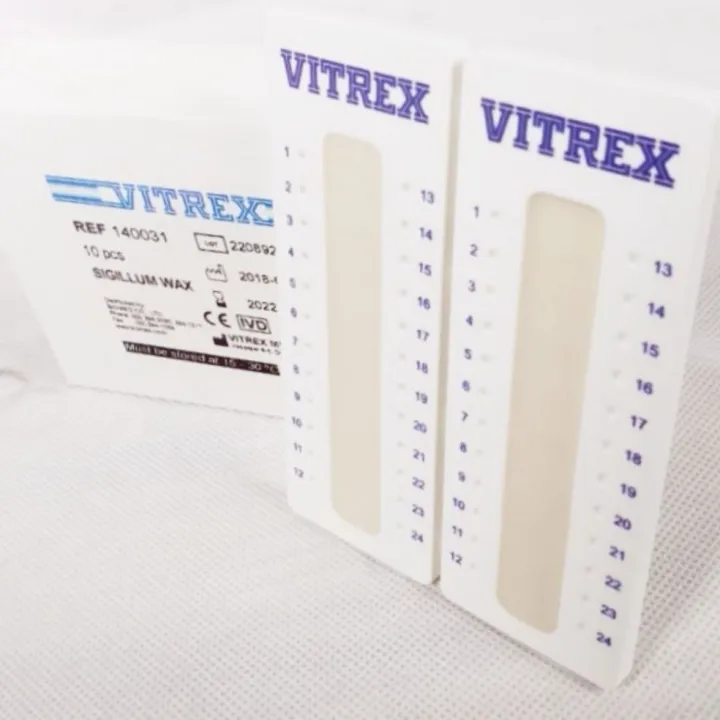 ขี้ผึ้งอุดหลอดเก็บเลือด บรรจุ 10 ชิ้น VITREX Sigillum Wax plates ...