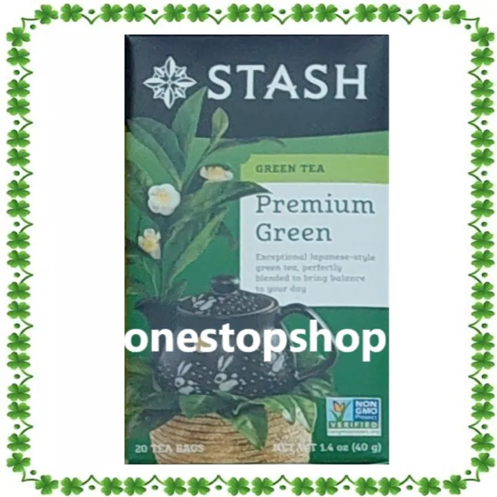 Stash Green Tea Premium Green 40G 20 Teabags | Lazada PH