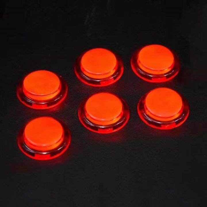 【Ready】🌈 Transparent crystal new arcade button 30 card type button ...