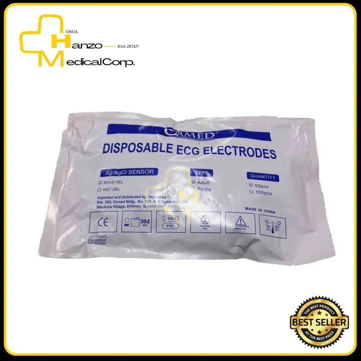 ORMED ECG ELECTRODES (ADULT) | Lazada PH