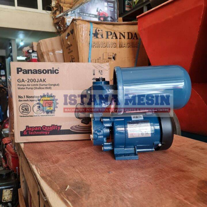 MESIN POMPA AIR LISTRIK PDAM SUMUR DANGKAL PANASONIC GA 200 JAK AUTO ...