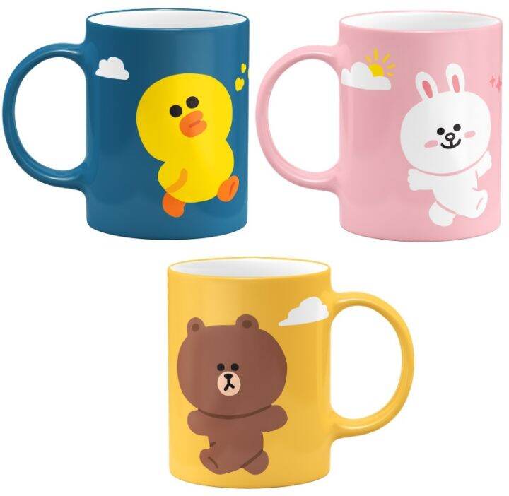 Line Friends Mug Bio-Essence - Brown / Sally / Cony | Lazada