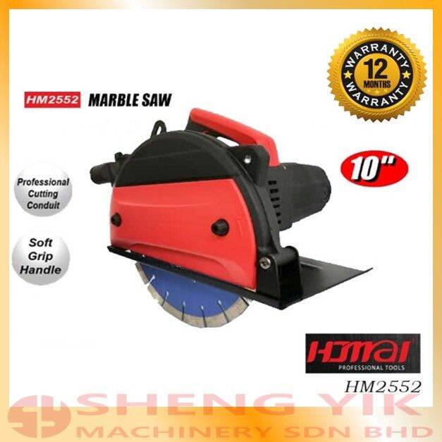 HOMAI HM2552 10 Heavy Duty Mable Concrete Saw | Lazada
