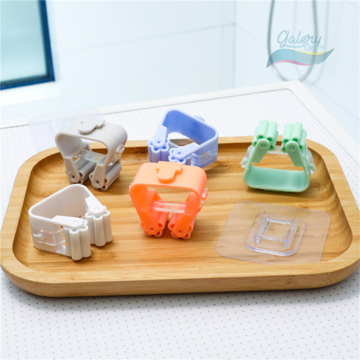 GC RT78 Gantungan hanger Rak sapu Pel Kamar Mandi Kait Penyimpanan ...