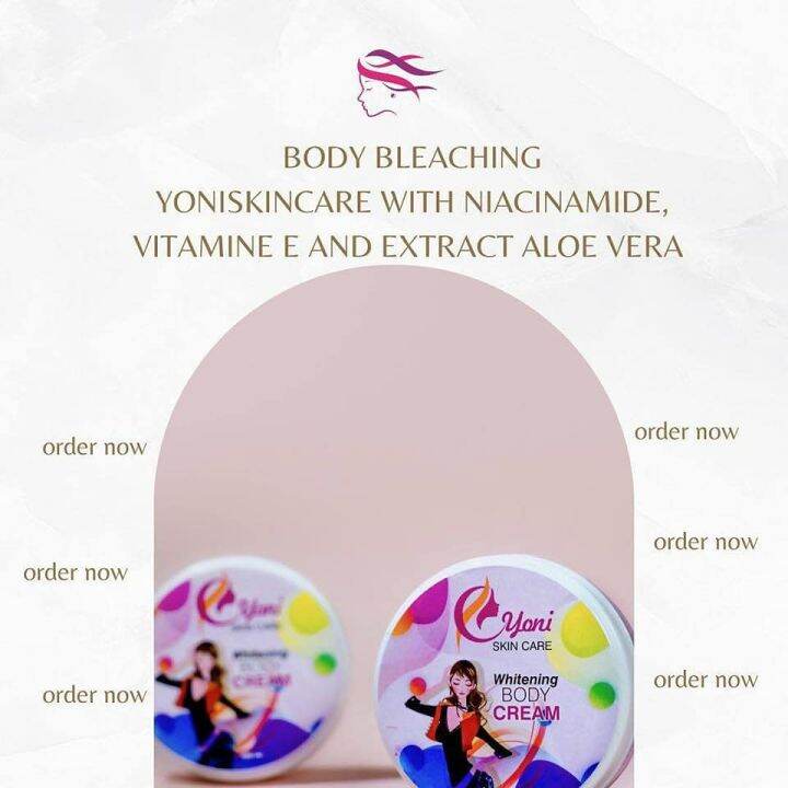 (BPOM) YONI Whitening Body Cream 100gr - Yoni Skin Care Whitening Body ...