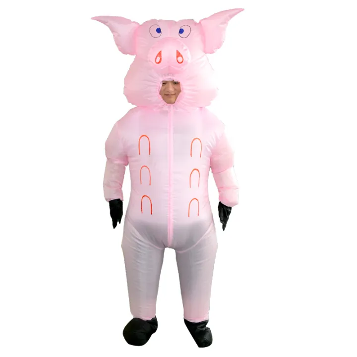 Mascot Inflatable Cartoon Cosplay Funny Pig Adult Men and Women ...