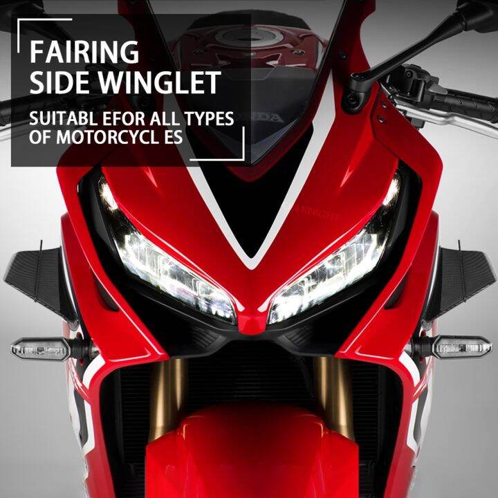 Motorcycle Fairing Aerodynamic Winglets Dynamic Wing For HONDA ...