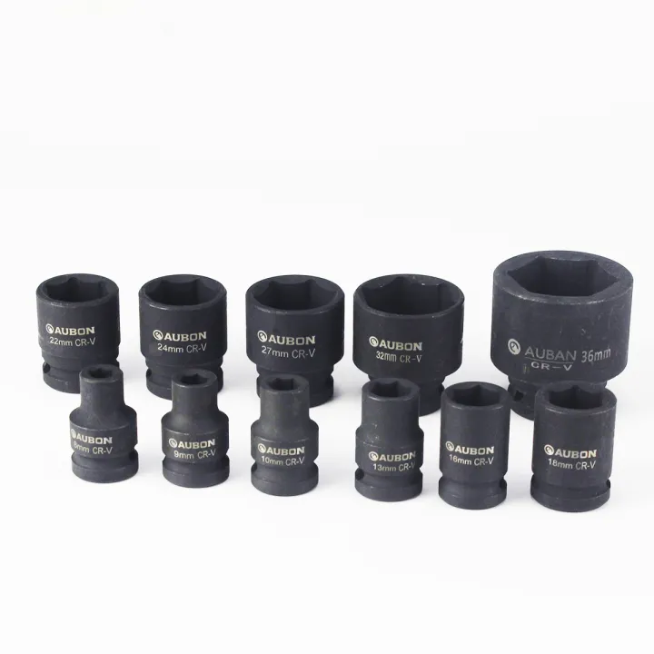 1PC 12" CR-MO Standard Short Pneumatic Socket Metric Deep Wall Air ...