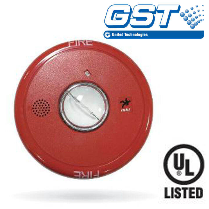 GST Ceiling Mount Sounder Strobe ,Red Color Model. DC-M9416R | Lazada.co.th