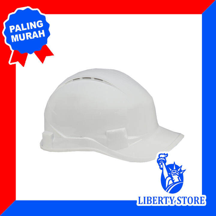 Helm Kerja Proyek Safety SNI STANDART NSA VENTED + PUTAR - Putih ...