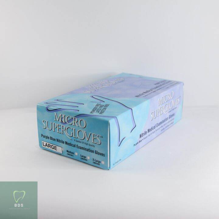 Micro Super Gloves Bluple Nitrile | Lazada PH