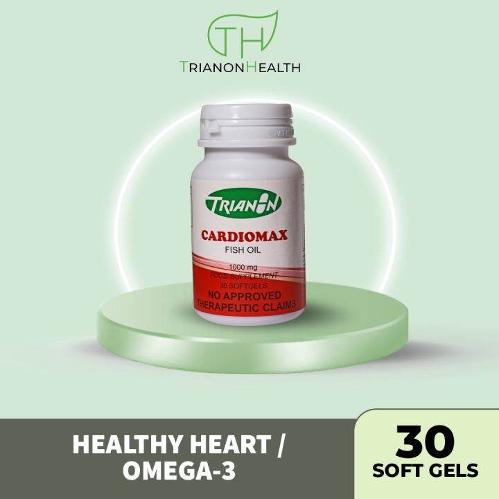 Cardiomax Omega 3 1000 mg Fish Oil EPA DHA Heart Health (30 softgel ...