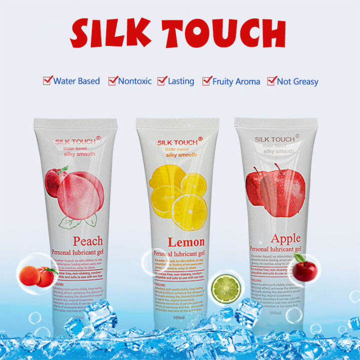 SILK TOUCH Fruit Flavored Lube Smoothing Moisturizing Anal Vaginal Water Based Lubricant | Lazada PH
