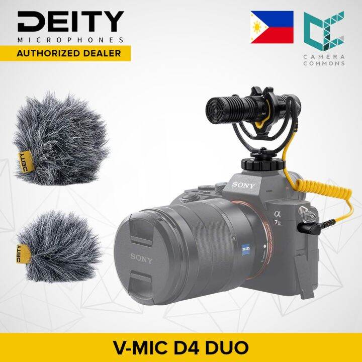 Deity Microphones V-Mic D4 DUO Dual-Capsule Micro Camera-Mount Shotgun ...