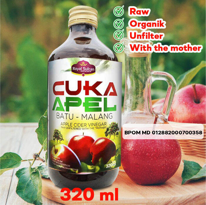 cuka apel batu malang atasi diabetes 320 ml cuka apel with the mother ...