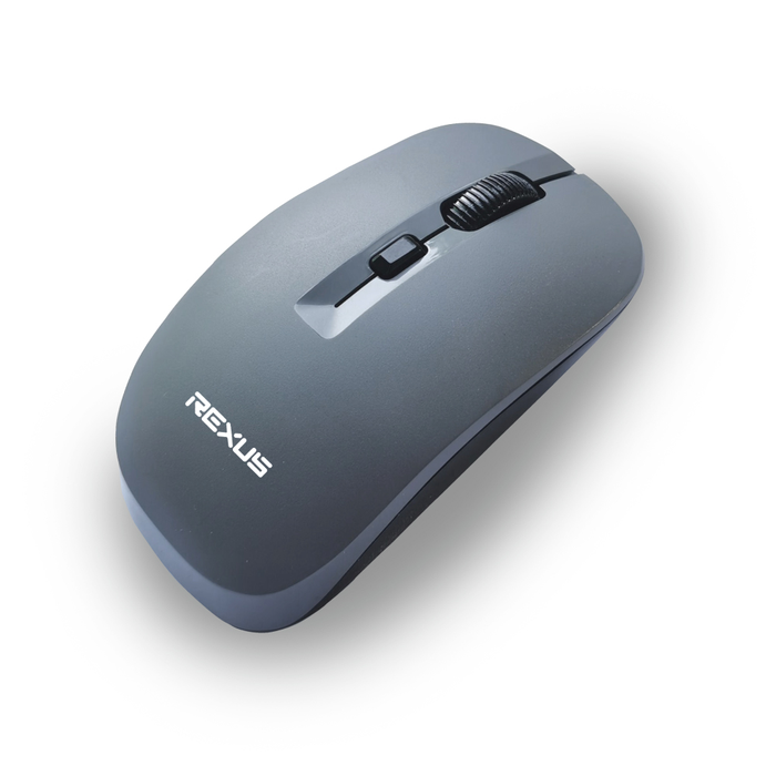 Rexus Q20 Mouse Wireless Office Silent Click ABU ABU | Lazada Indonesia