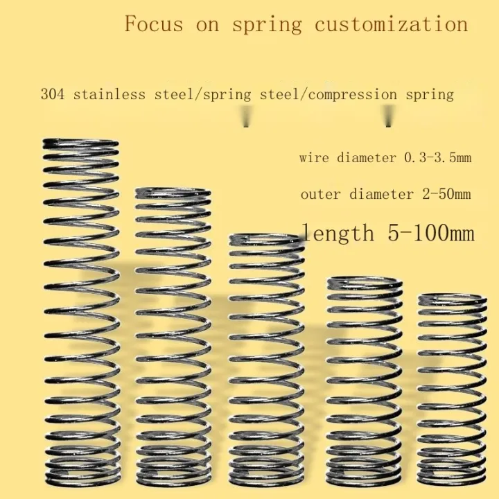 compression spring 304 stainless steel pressure heterosexual tensile ...