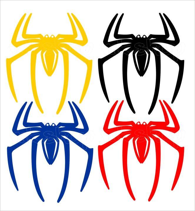 Spiderman แมงมุม สติ๊กเกอร์ตัดรูปแมงมุม แนวคลาสสิค สำหรับติดตกแต่ง ...