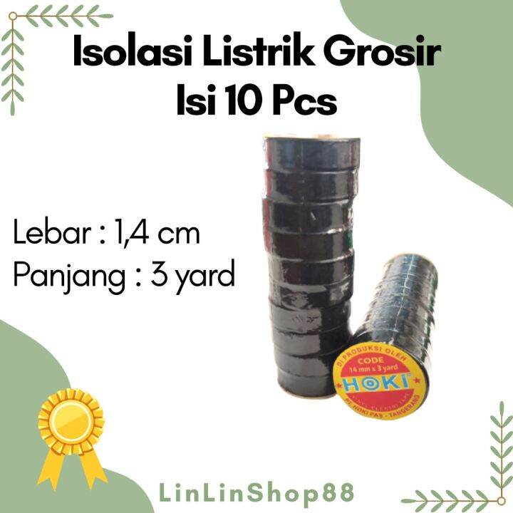 Grosir 10 roll ( 1 slop ) isolasi terlaris/isolasi hitam listrik ...