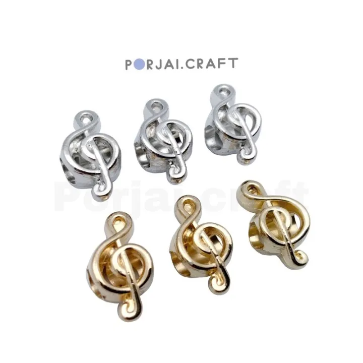 ลูกปัดกุญแจซอล Musical Note Beads 19mm | Lazada.co.th