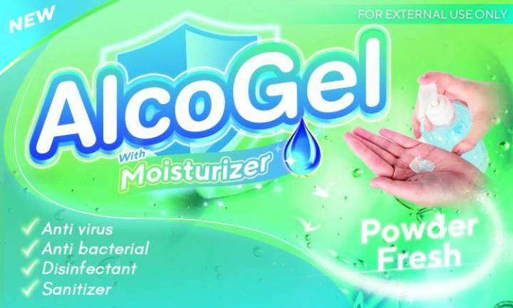 STICKER LABEL FOR ALCOGEL HAND SANITIZING GEL | Lazada PH