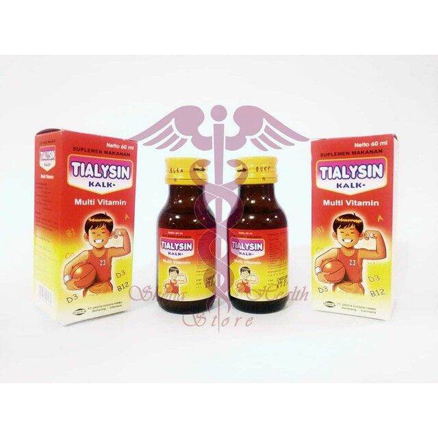 Asli Tialysin Kalk Syrup 60 ml / Multivitamin & Suplemen Anak | Lazada ...