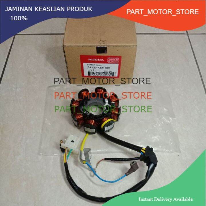SPULL SPUL STATOR KEH MEGAPRO MEGA PRO 2006 - 2010 ORIGINAL ORI ASLI HONDA AHM 31120-KEH-601 ...