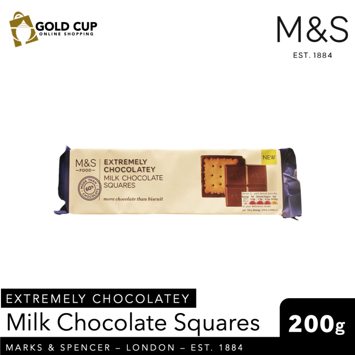 Marks & Spencer Food Extremely Chocolatey Milk Chocolate Squares ... Marks & Spencer Food Extremely Chocolatey Milk Chocolate Squares ...
