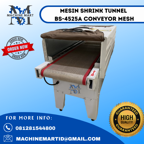 Mesin Shrink Tunnel BS-4525A Conveyor Mesh | Lazada Indonesia