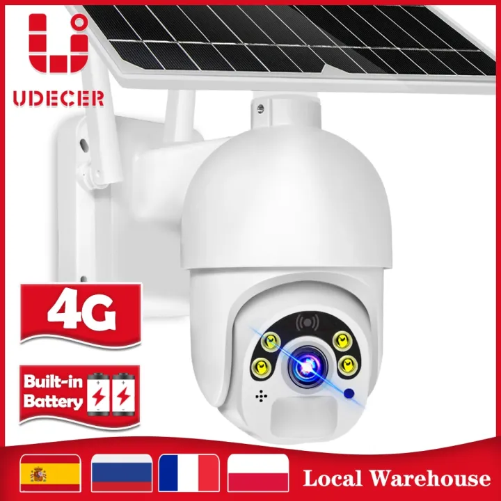WIFI Camera Outdoor 3G 4G Sim Card 1080P HD Bulit-in Battery Solar ...