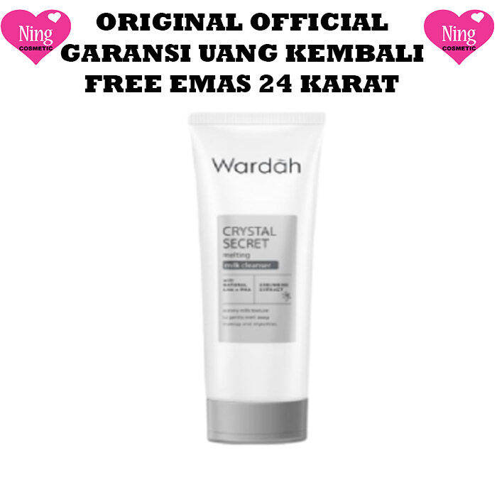 Wardah Crystal Secret Melting Milk Cleanser / Sabun cuci muka wardah ...