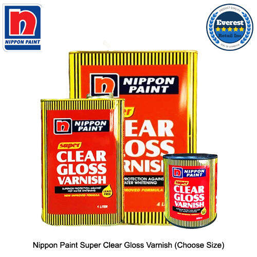 Nippon Paint Super Clear Gloss Varnish (Choose Size) | Lazada PH