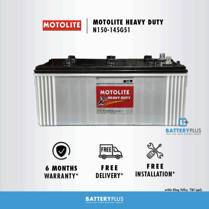 N150 | 145G51 Motolite (Wet) Heavy Duty Lorry Battery | Machinery ...