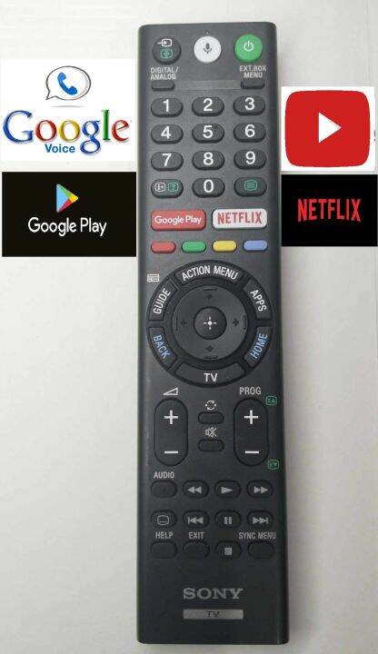 Original Sony TV RMF- TX310P Remote Control with Voice command for ...