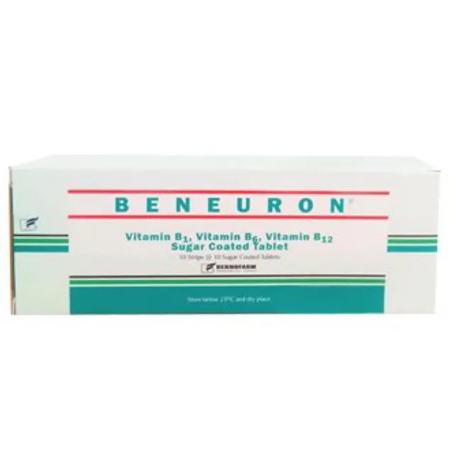 BENEURON STRIP 10 TABLET VIT B1 VIT B6 VIT B12 VITAMIN B KOMPLEKS ...