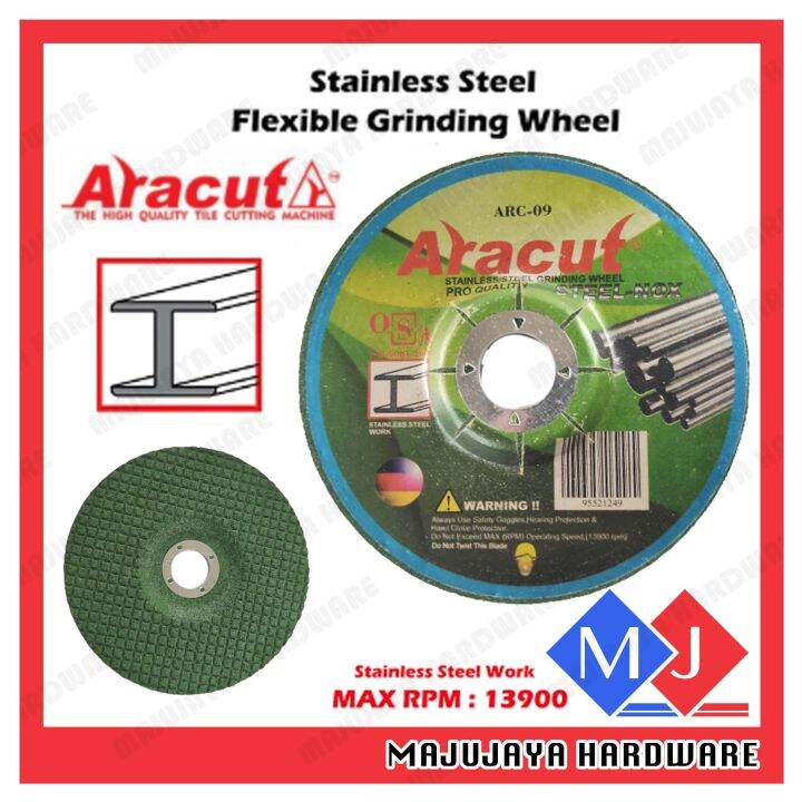 ARACUT ARC-09 Flexible Grinding Disc Stainless Steel Iron Metal 4 ...