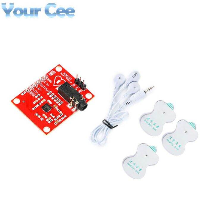 Ecg Module Ad8232 Ecg Measurement Pulse Heart Monitoring Sensor Module Kit Heart Rate Pulse
