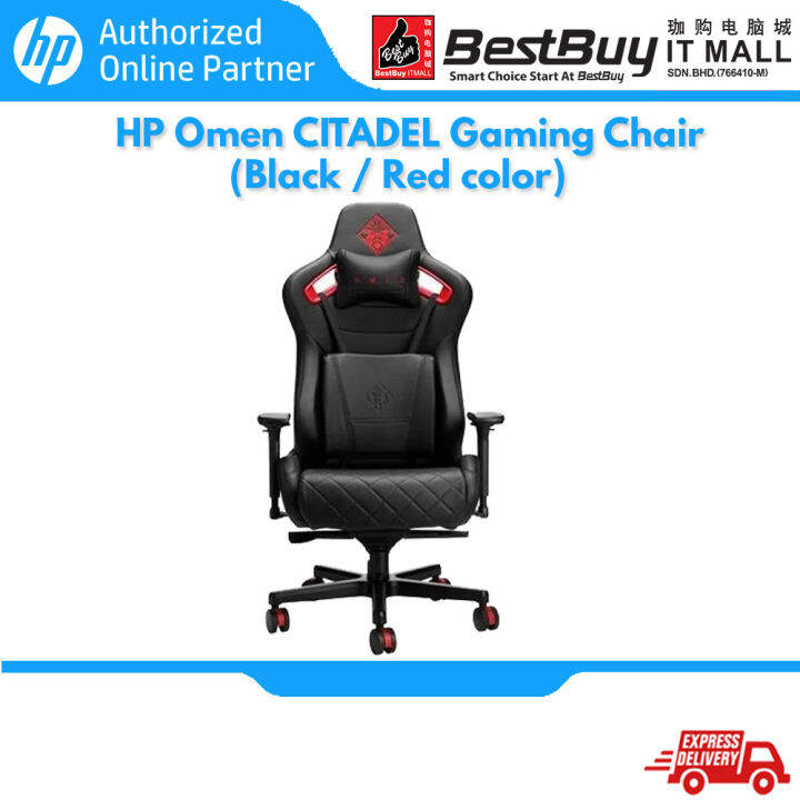 HP Omen Citadel Professional Gaming Chair - Black/Red | Lazada