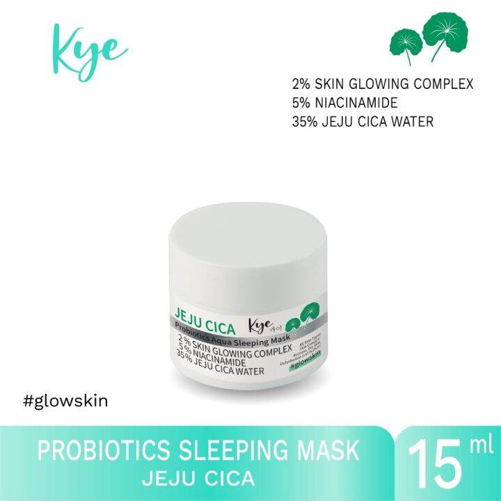 Kye - Jeju Cica Probiotics Aqua Sleeping Mask - 15ml Jar | Lazada Indonesia