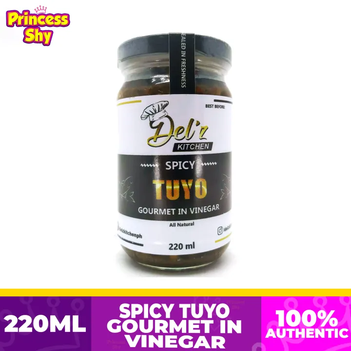 Del'z Kitchen Spicy Tuyo Gourmet in Vinegar 220ml | Lazada PH