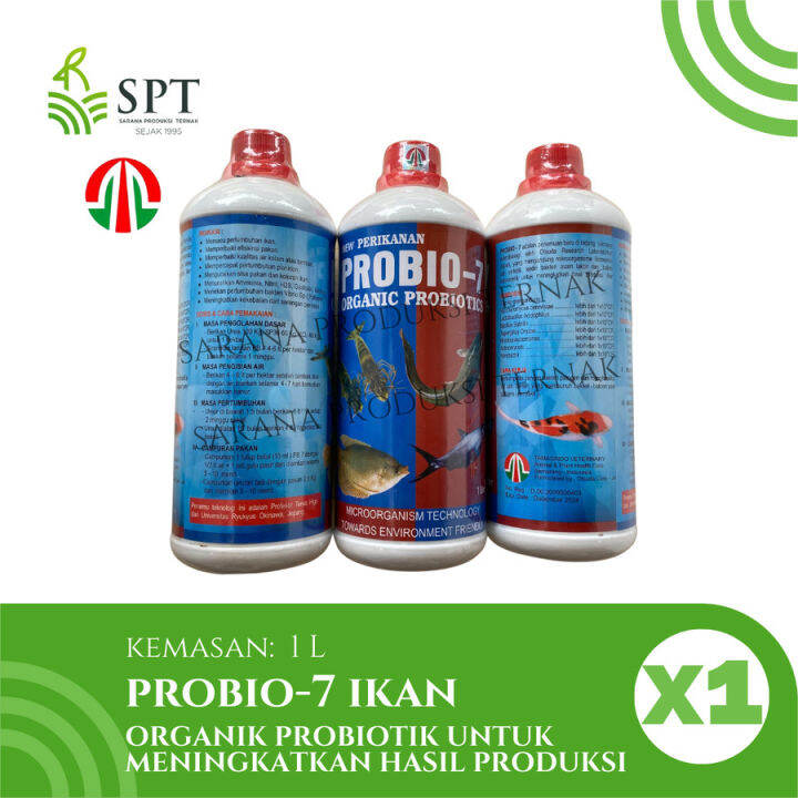 PROBIO 7 PERIKANAN 1L ORGANIC PROBIOTICS PROBIOTIK IKAN | Lazada Indonesia