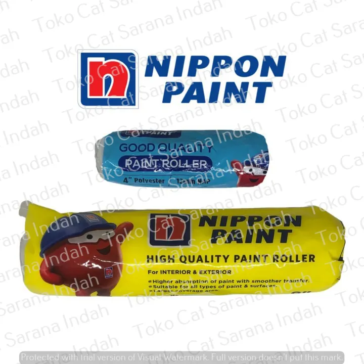 BULU ROLL BUSA ROLL REFILL ROLL CAT MERK NIPPON PAINT kuas roll BUSA ...