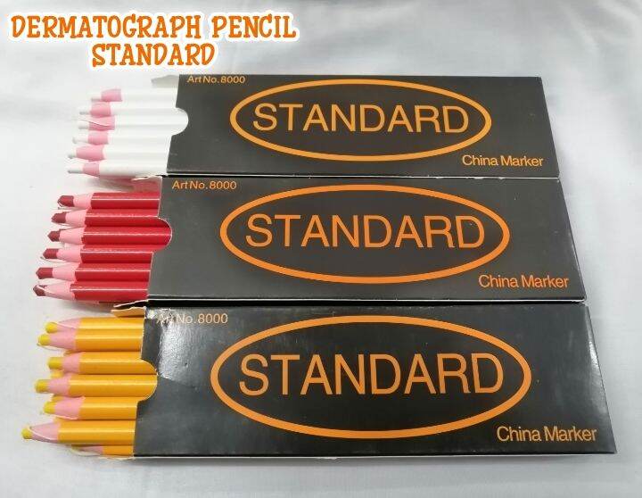 DERMATOGRAPH STANDARD PENCIL SEWING MARKER FOR CLOTHES/GARMENTS COLOR ...