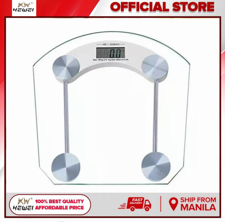Digital Lcd Electronic Tempered Glass Bathroom Weighing Scale 8mm