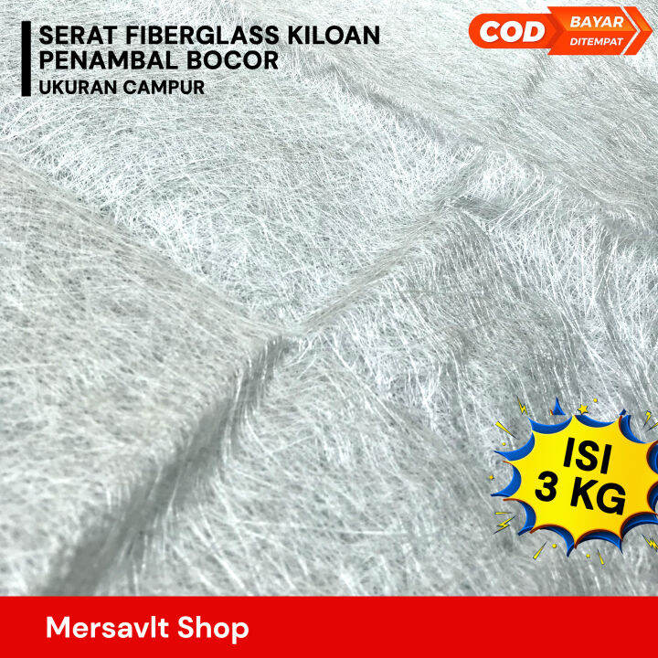 Serat Fiber Penambal Bocor Aquaproof 3kg Ukuran Campur / Kain Matt ...
